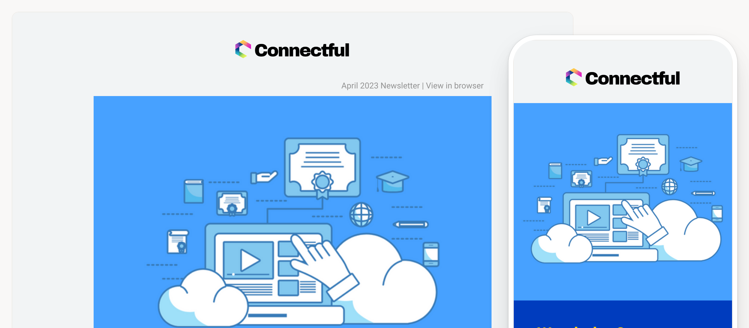Tech newsletter | Ortto templates